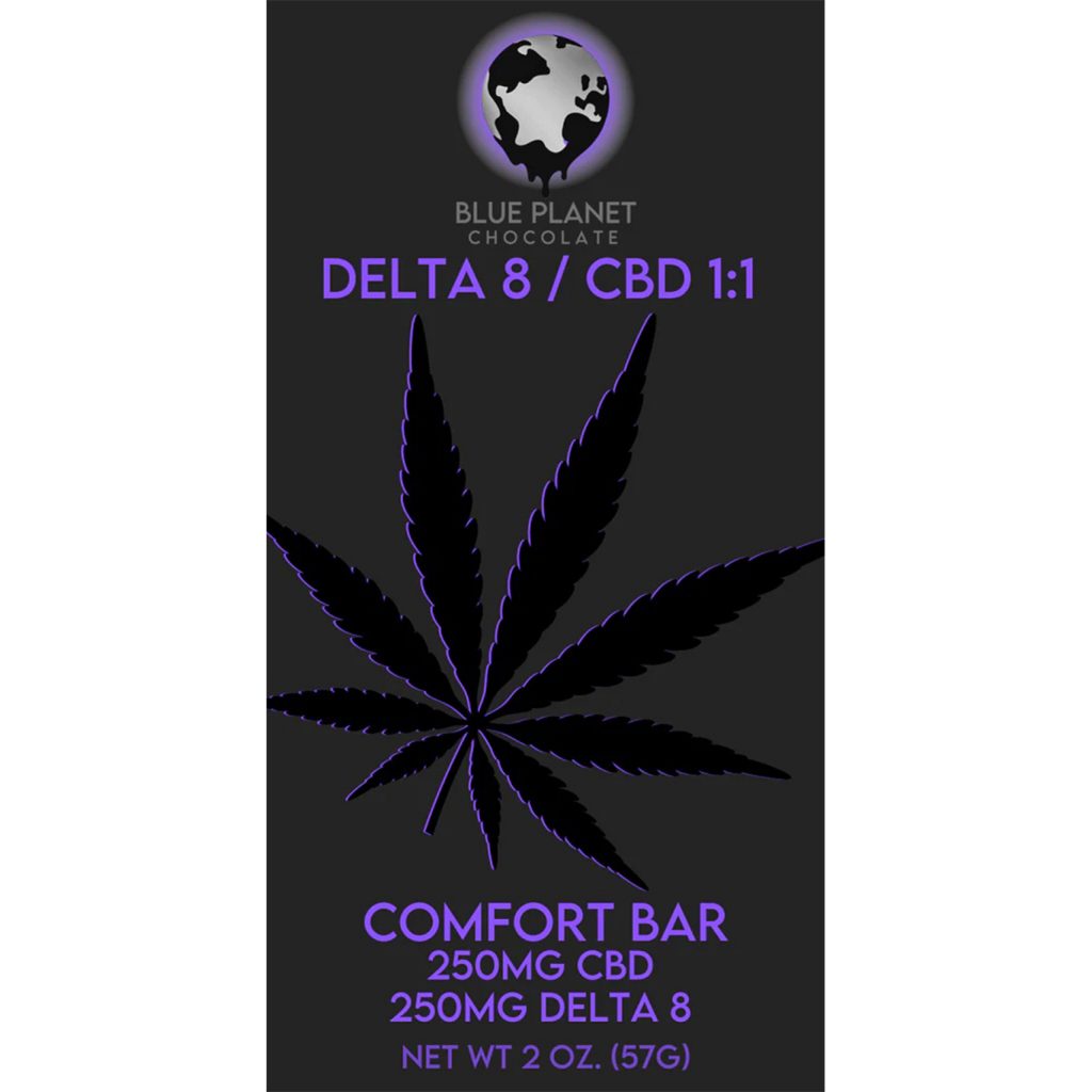 Comfort Bar 250mg Delta 8 THC and CBD - Carls Bud Cavern